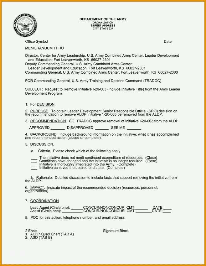 Army Sop Template Word